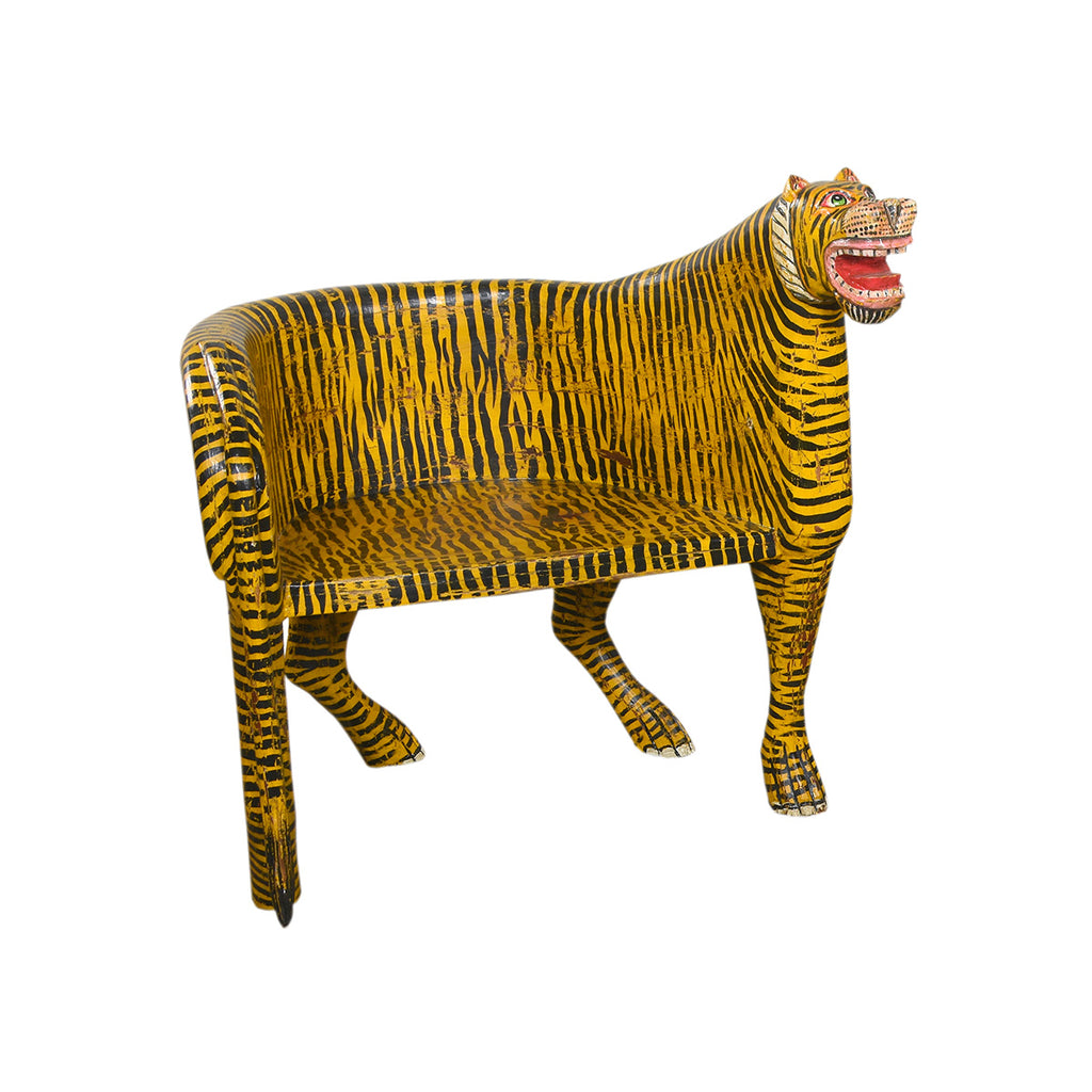 WOODEN PTD. TIGER SOFA – Ilumel