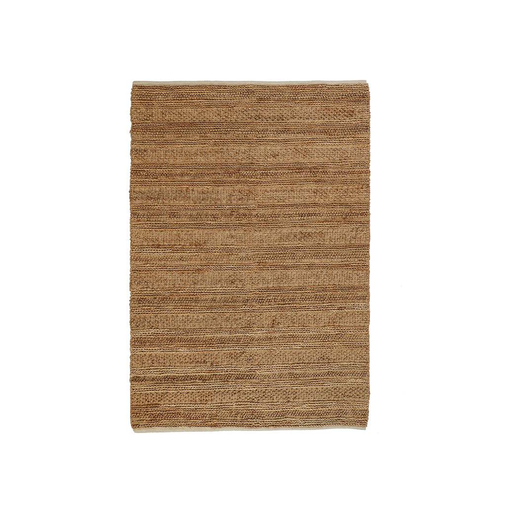 COTTON AND JUTE LOOP SHUTTLE WEAVE DURRIE WITH HAMMING – Ilumel